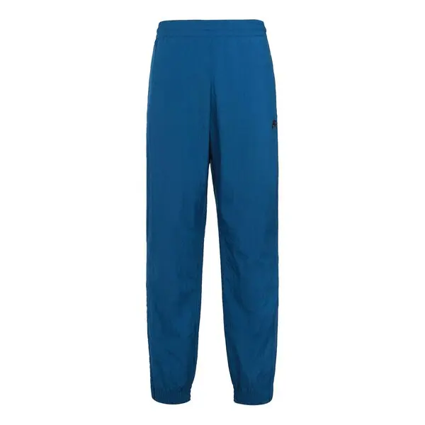 Nike Nsw Swoosh Woven Pant Zipper Pocket Bundle Feet Sports Pants - Blue