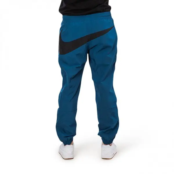Nike Nsw Swoosh Woven Pant Zipper Pocket Bundle Feet Sports Pants - Blue
