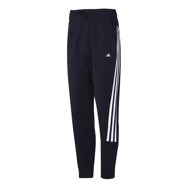 Adidas Fi 3s Pant Logo Printing Bundle Feet Sports Pants/trousers/joggers Blue - Navy
