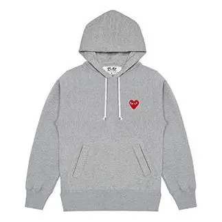 Play Comme Des Garcon Heart Logo Pullover Hoodie