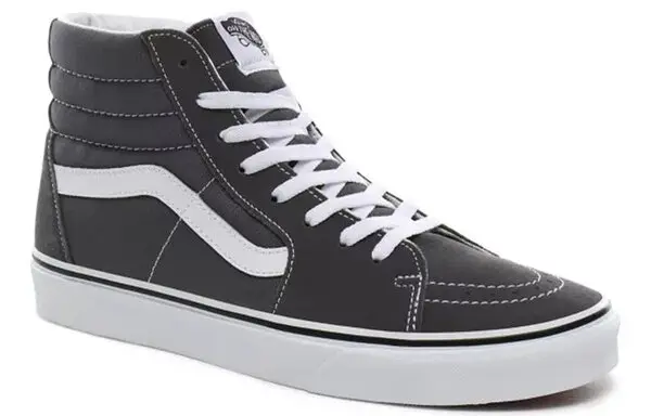 VANS Sk8-hi High-top Lace-up Sneakers - Gray