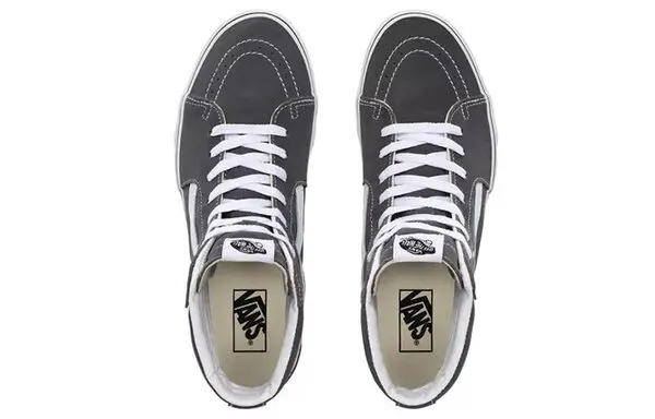VANS Sk8-hi High-top Lace-up Sneakers - Gray