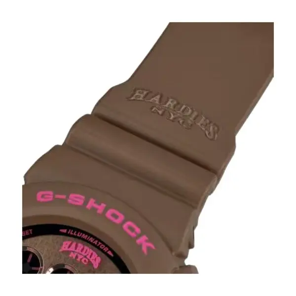 Casio G-shock X Hardies Nyc 6900 Series Watch - Brown/pink
