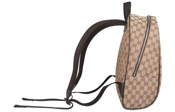 Gucci Logo Canvas Backpack