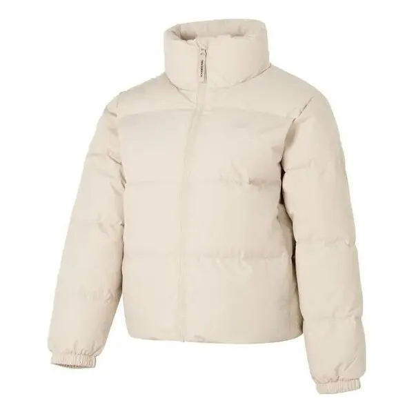 NEW BALANCE Classic Short Puffer Jacket - Beige