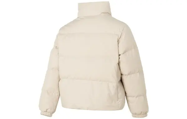 NEW BALANCE Classic Short Puffer Jacket - Beige