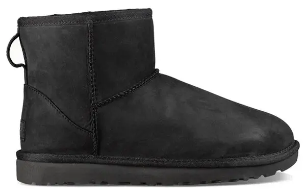 UGG Classic Mini Leather Boots - Black