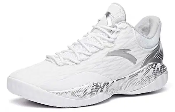 ANTA A-shock Basketball Sneakers - White/grey
