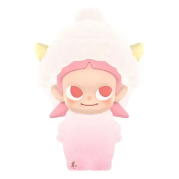 POP MART Pop Bean Fluffy And Cozy Figure Zsiga Fuzzy Lamb - Multi-color
