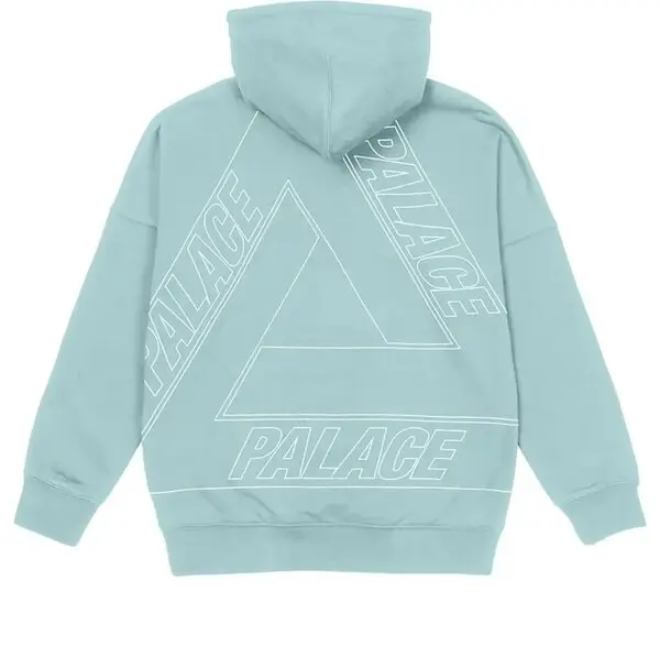 PALACE Jumbo Tri-ferg Drop Shoulder Hoodie - Green