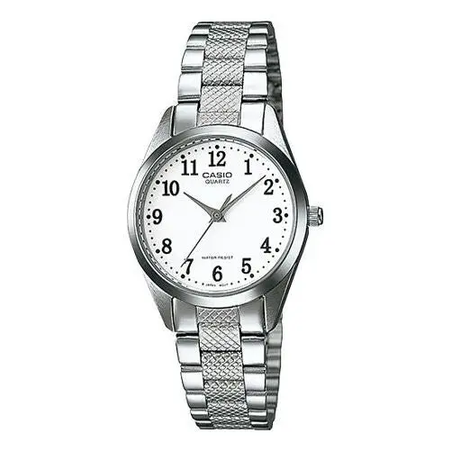 Casio Stainless Steel Analog Watch - Silver