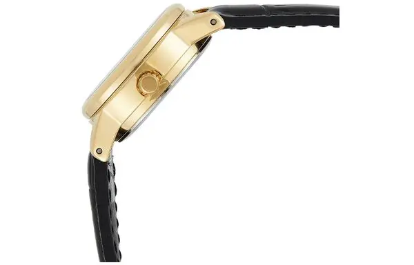 Casio Quartz Leather Strap Watch - Black