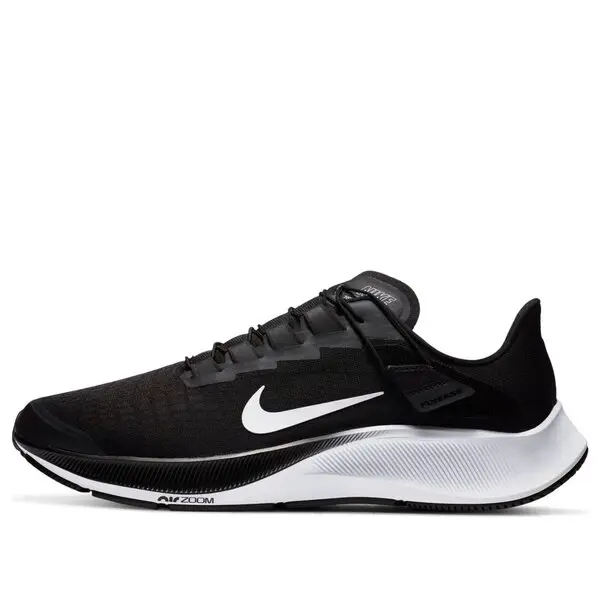Nike Zoom Pegasus 37 Flyease Athletic Sneakers - Black/white