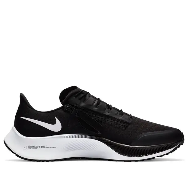 Nike Zoom Pegasus 37 Flyease Athletic Sneakers - Black/white