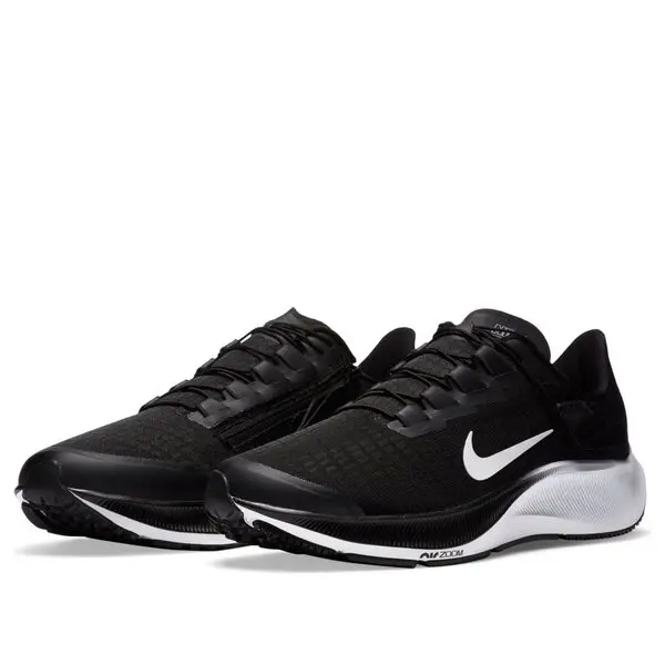 Nike Zoom Pegasus 37 Flyease Athletic Sneakers - Black/white