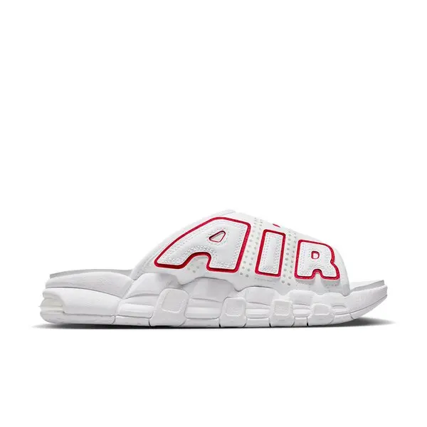 Nike More Uptempo Slide - White/red