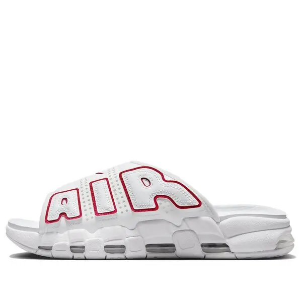 Nike More Uptempo Slide - White/red