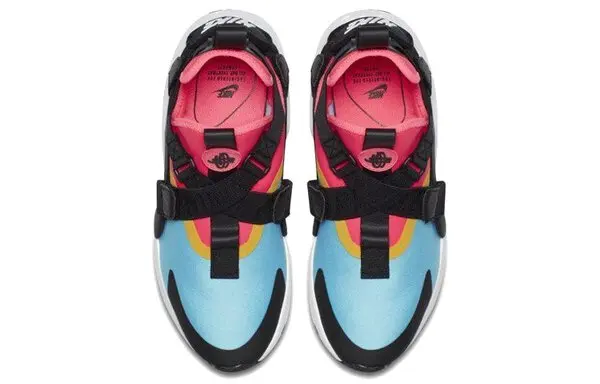 Nike Huarache City High Top Sneakers - White/blue/pink