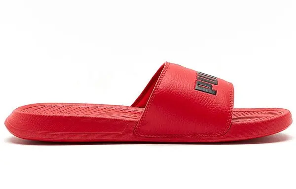 PUMA Popcat Slides - Red/black