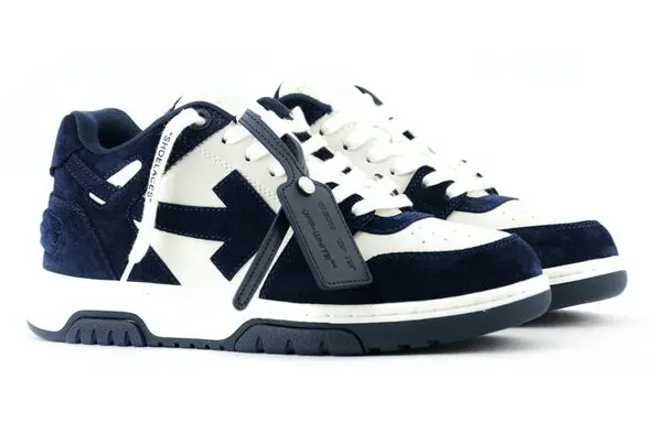 Off-White Out Of Office Low-top Sneaker - Navy/white