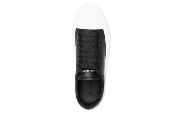 Alexander McQueen Deck Skate Plimsoll Shoes - Core Black/white