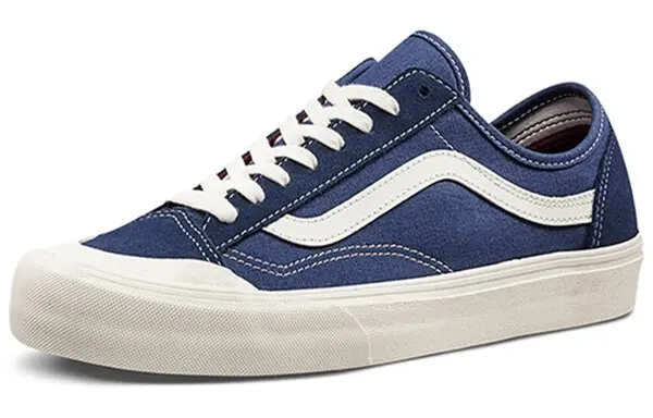 VANS Style 36 Decon Sf Salt Wash Low Top Sneakers - Blue/white