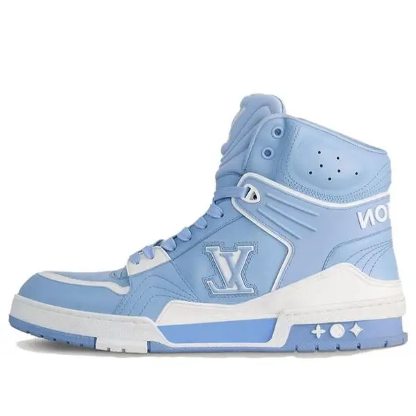 LOUIS VUITTON Trainer Sneaker Boots - Blue/white