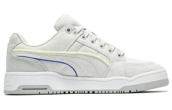 PUMA Slipstream Lo Canvas Sneakers - White/blue/grey