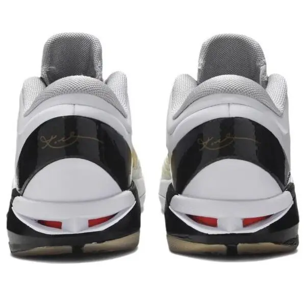 Nike Zoom Kobe 7 System Elite 'home' Athletic Sneakers - White/gold/yellow