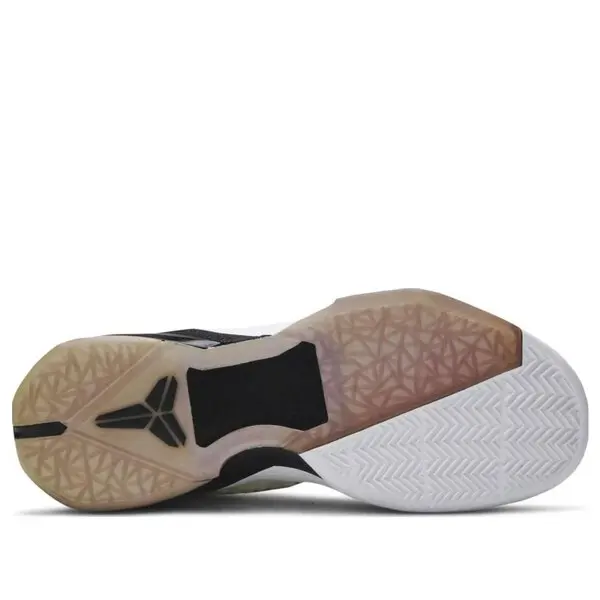Nike Zoom Kobe 7 System Elite 'home' Athletic Sneakers - White/gold/yellow