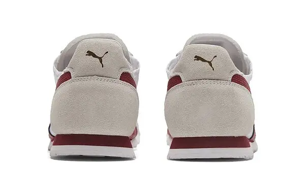 PUMA Roma Og Nylon Low Top Sneakers - White/red/black