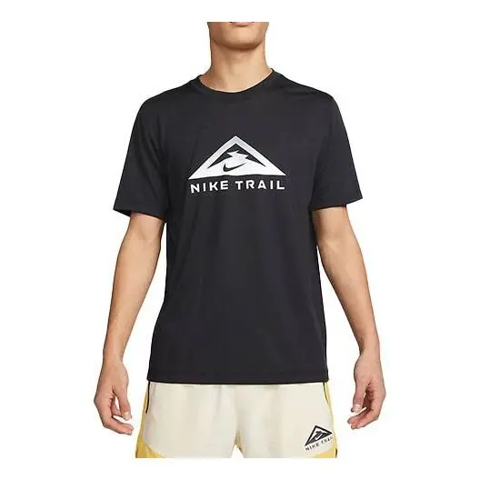 Nike Dri-fit Quick Dry Trail Running Short Sleeve T-shirt - Multi-color