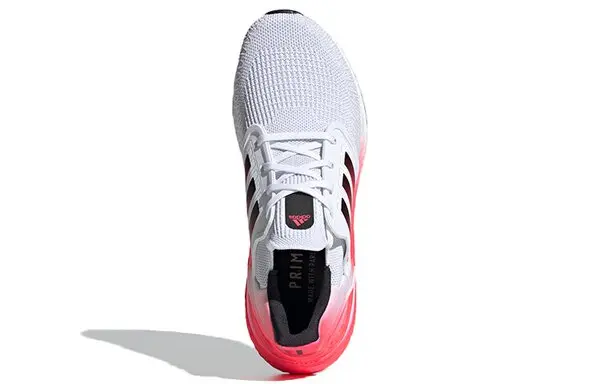 Adidas Ultraboost 20 Athletic Sneakers - White/pink