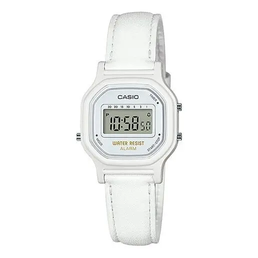 Casio Digital Watch With Band - White