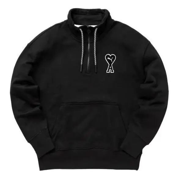 PUMA X Ami Half Zip Sweatshirt - Black