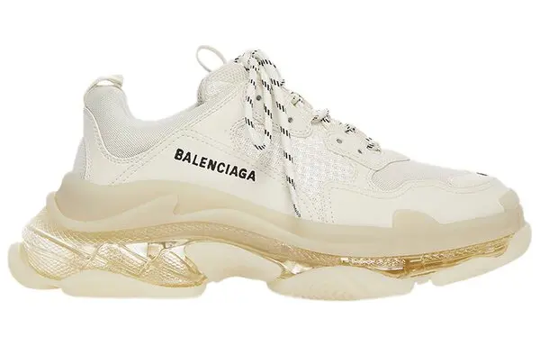 Balenciaga Triple S Sneaker 'clear Sole - Cream