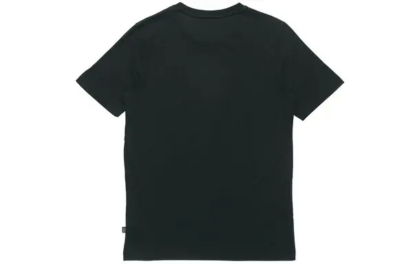 PUMA Big Logo Printed Short Sleeve Tee Black/gold