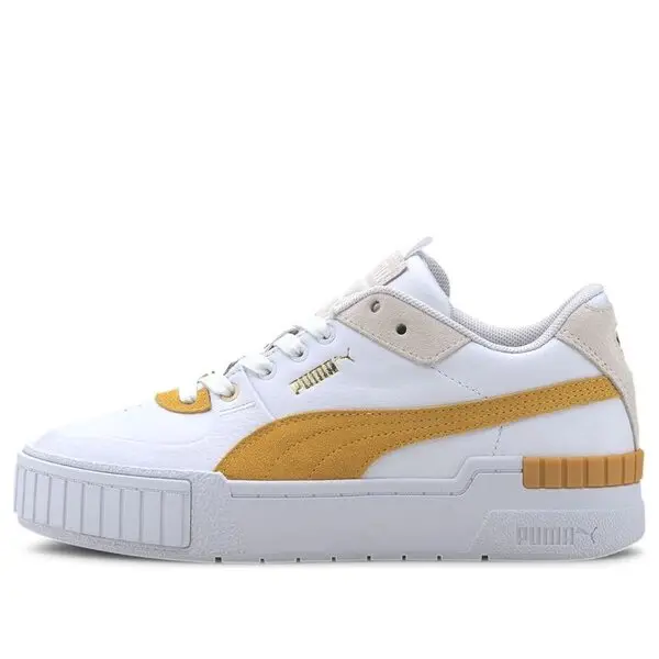 PUMA Cali Sport Heritage Sneakers - White/gold