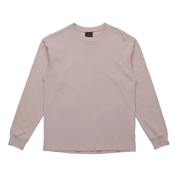 JORDAN Back Logo Round Neck Pullover Long Sleeves