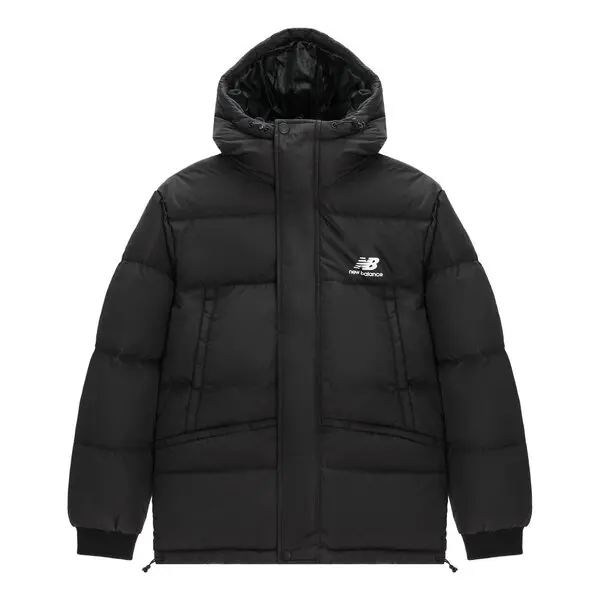 NEW BALANCE Warm Winter Down Jacket Asia Sizing - Black
