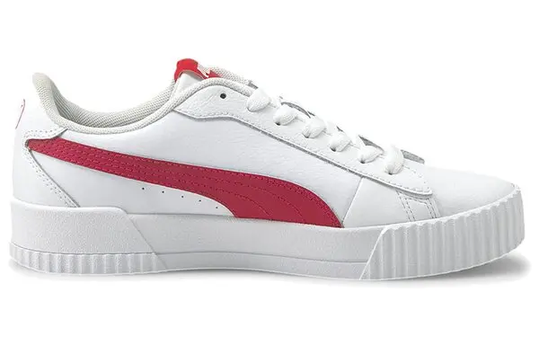 PUMA Carina Crew Sneakers - White/red