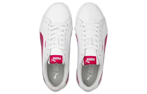 PUMA Carina Crew Sneakers - White/red