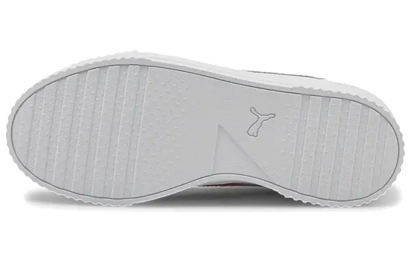 PUMA Carina Crew Sneakers - White/red