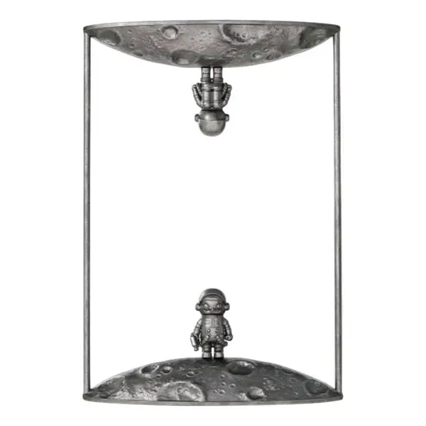 POP MART Mega Space Molly Hello Moon Decorative Mirror - Multi-color