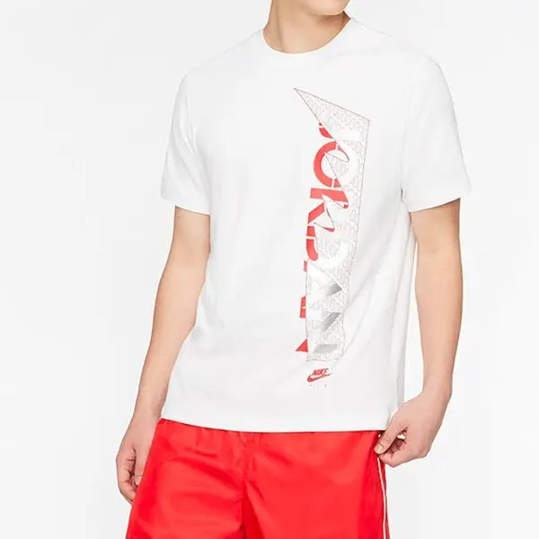 JORDAN Brand Ss Tee Black Reflective Logo Printing Short Sleeve