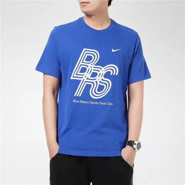 Nike Short Sleeve Crewneck T-shirt - Blue