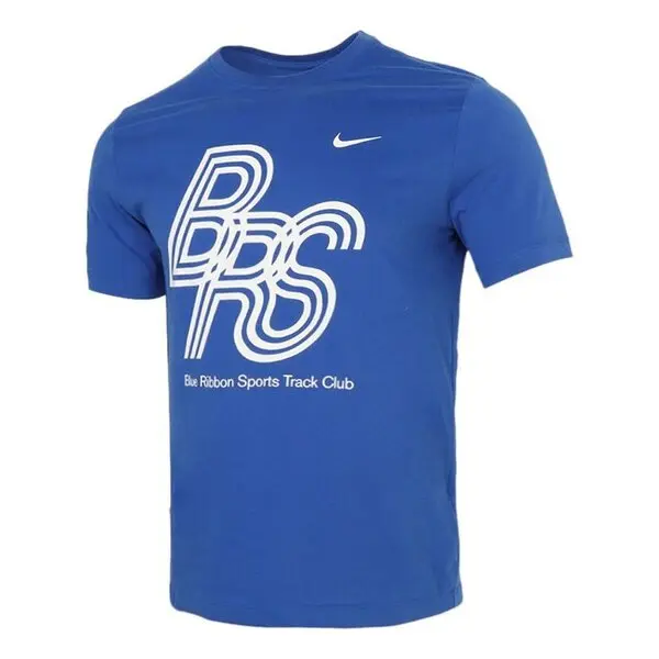 Nike Short Sleeve Crewneck T-shirt - Blue