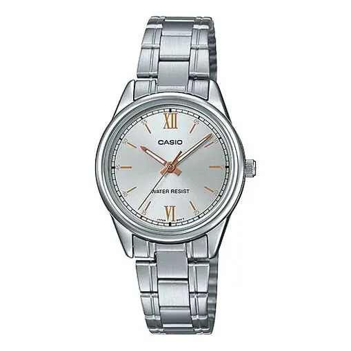 Casio Quartz Analog Watch With Stainless Steel Band - Silver