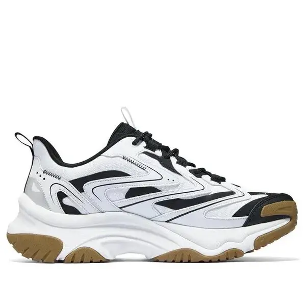 Sketchers Moonhiker Sneakers - White/black/brown
