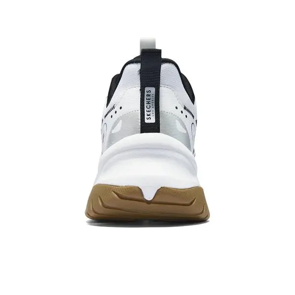 Sketchers Moonhiker Sneakers - White/black/brown